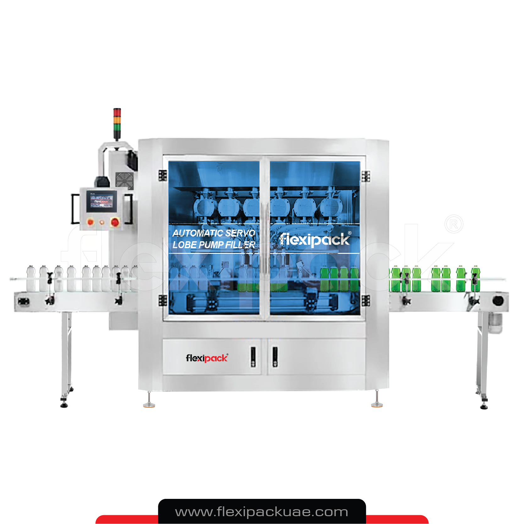 AUTOMATIC SERVO LOBE PUMP FILLING MACHINE – FLEXI PACK MACHINERY