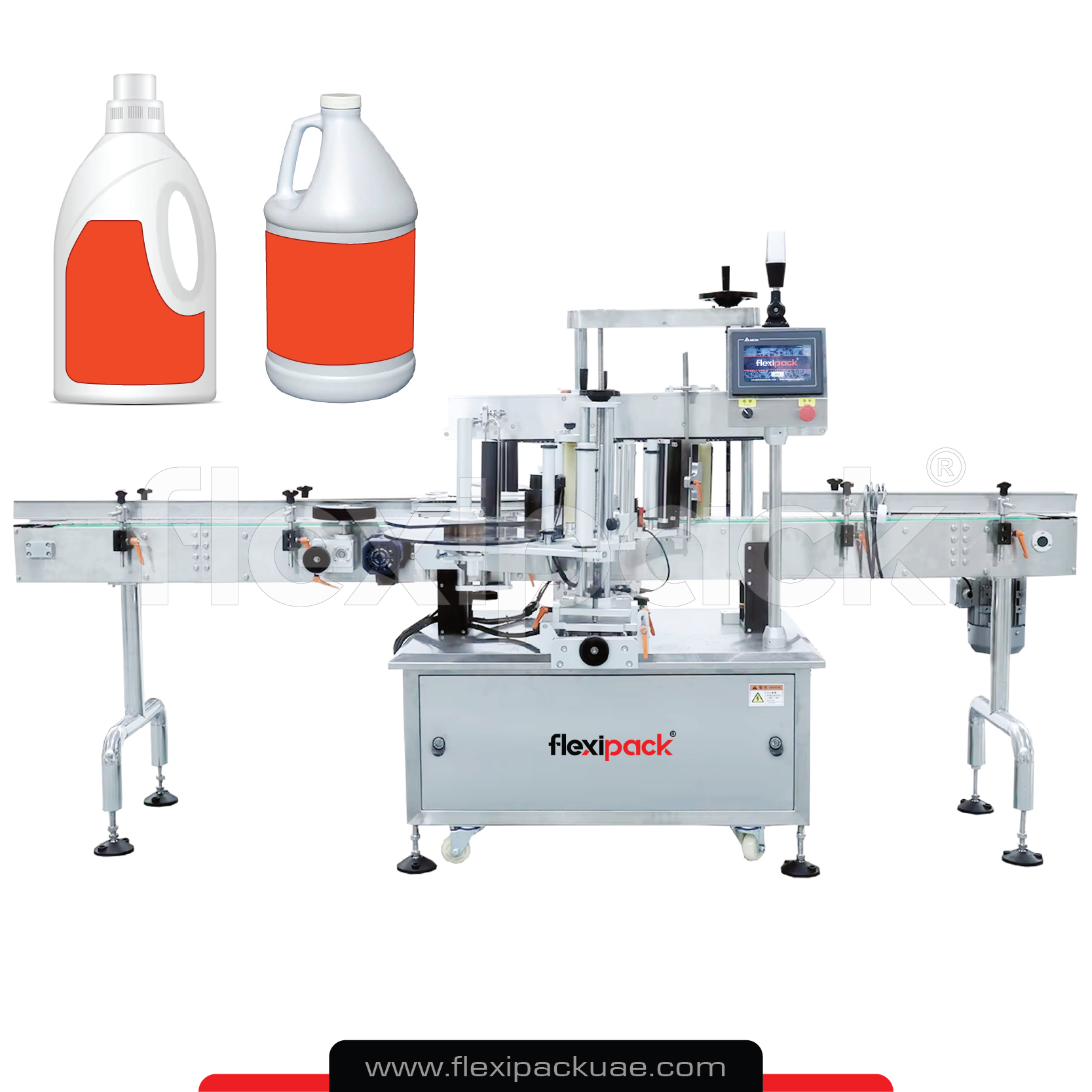 AUTOMATIC HIGH SPEED DOUBLE SIDE + WRAPAROUND LABELING MACHINE – FLEXI ...