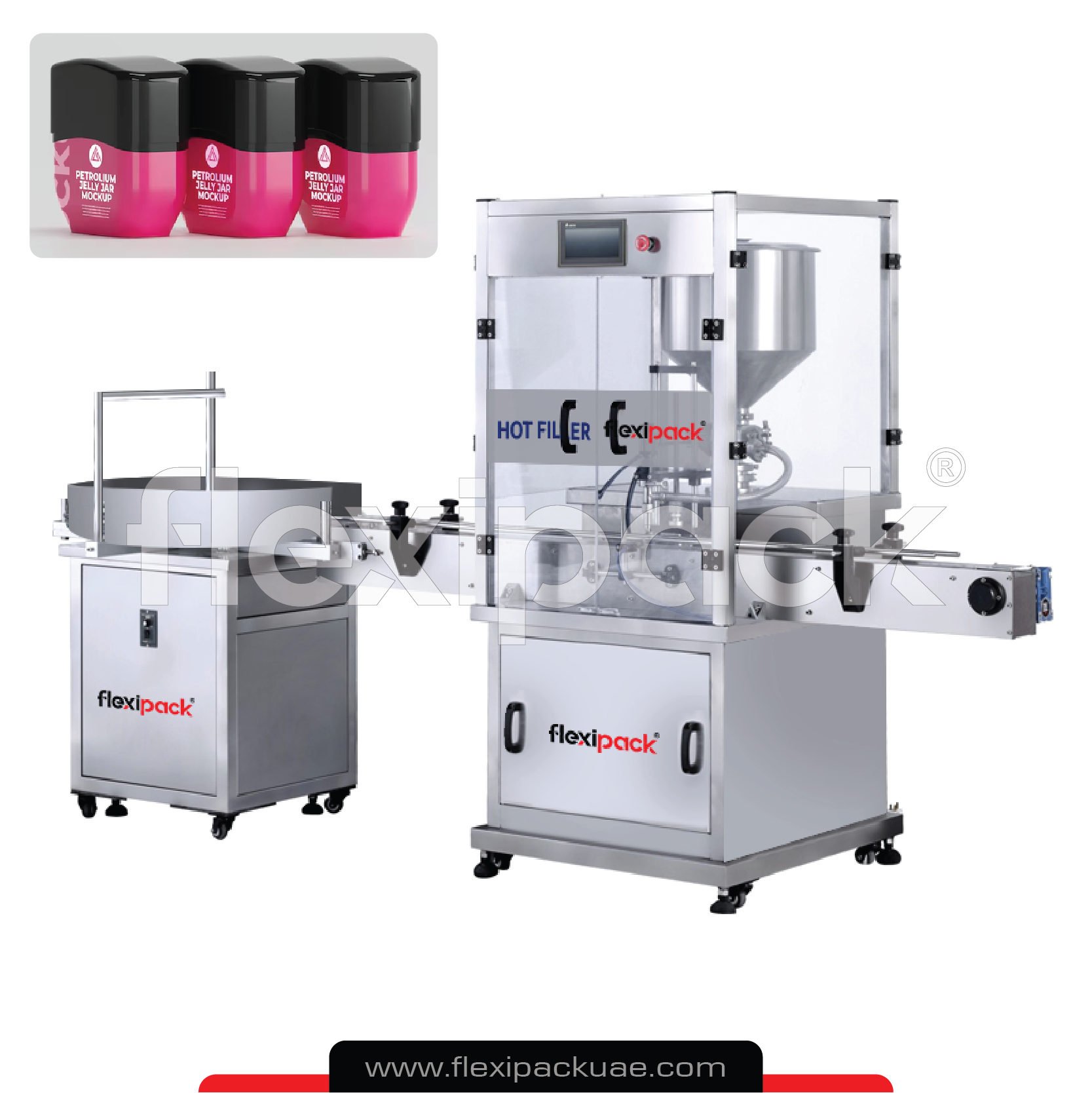 AUTOMATIC 2 NOZZLE HOT LIQUID FILLING MACHINE – FLEXI PACK MACHINERY