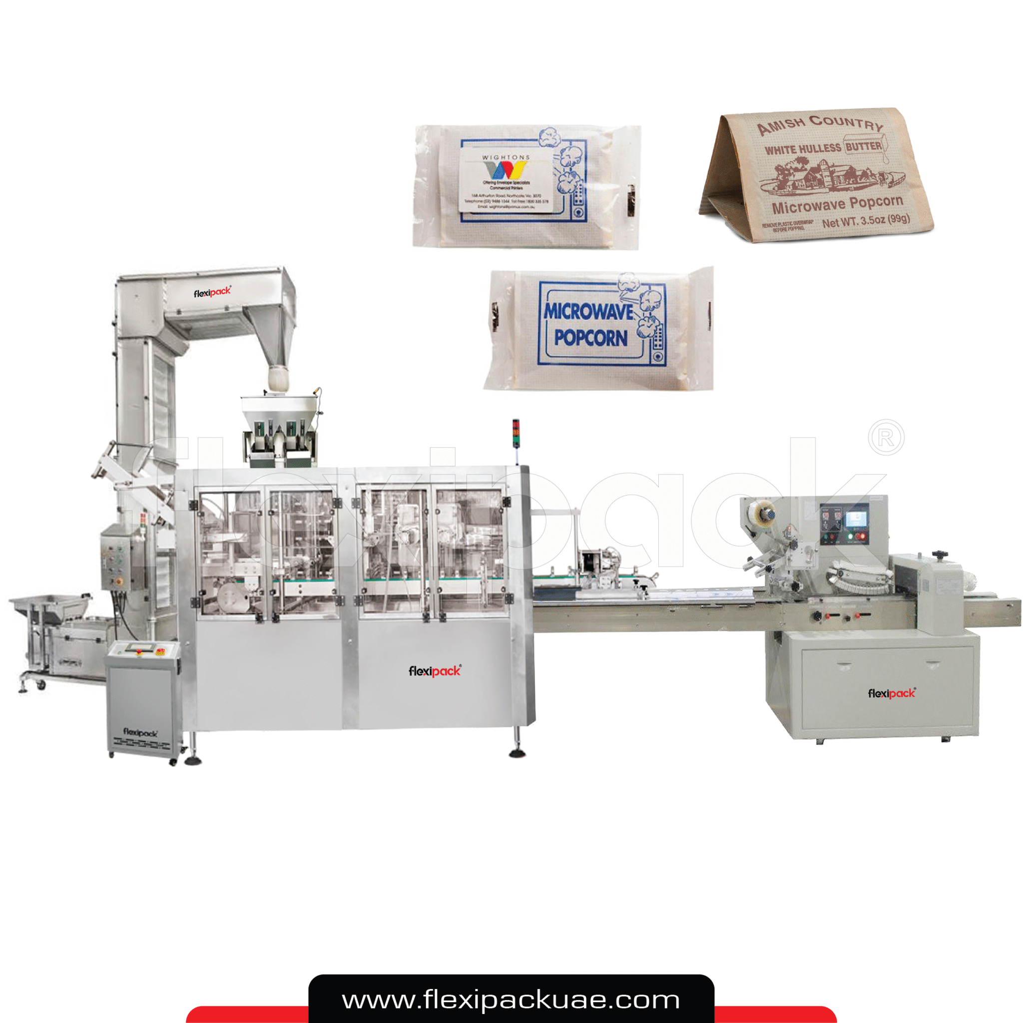 AUTOMATIC SERVO MICROWAVE POPCORN FILLING AND PACKING MACHINE – FLEXI ...